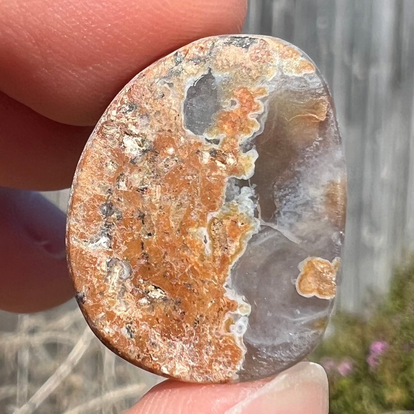 21.26ct Green Mexican Fire Agate Stone | OpalPop